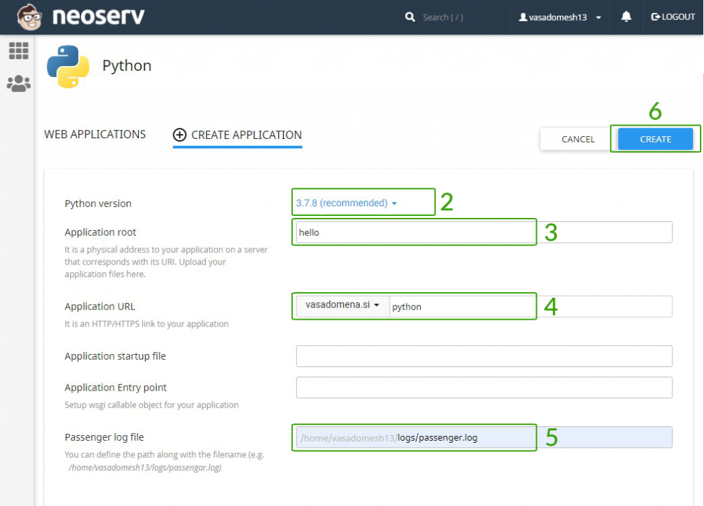 Moja prva Python aplikacija • NEOSERV.si